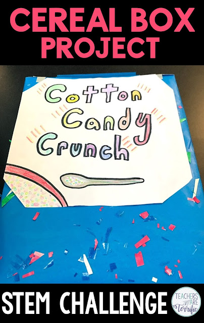The Great Cereal Box Project (with a little bit of math) - Teachers Are ...