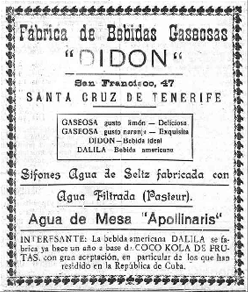 Hubo refrescos de cola en España antes de la aparición de la Coca-Cola ...