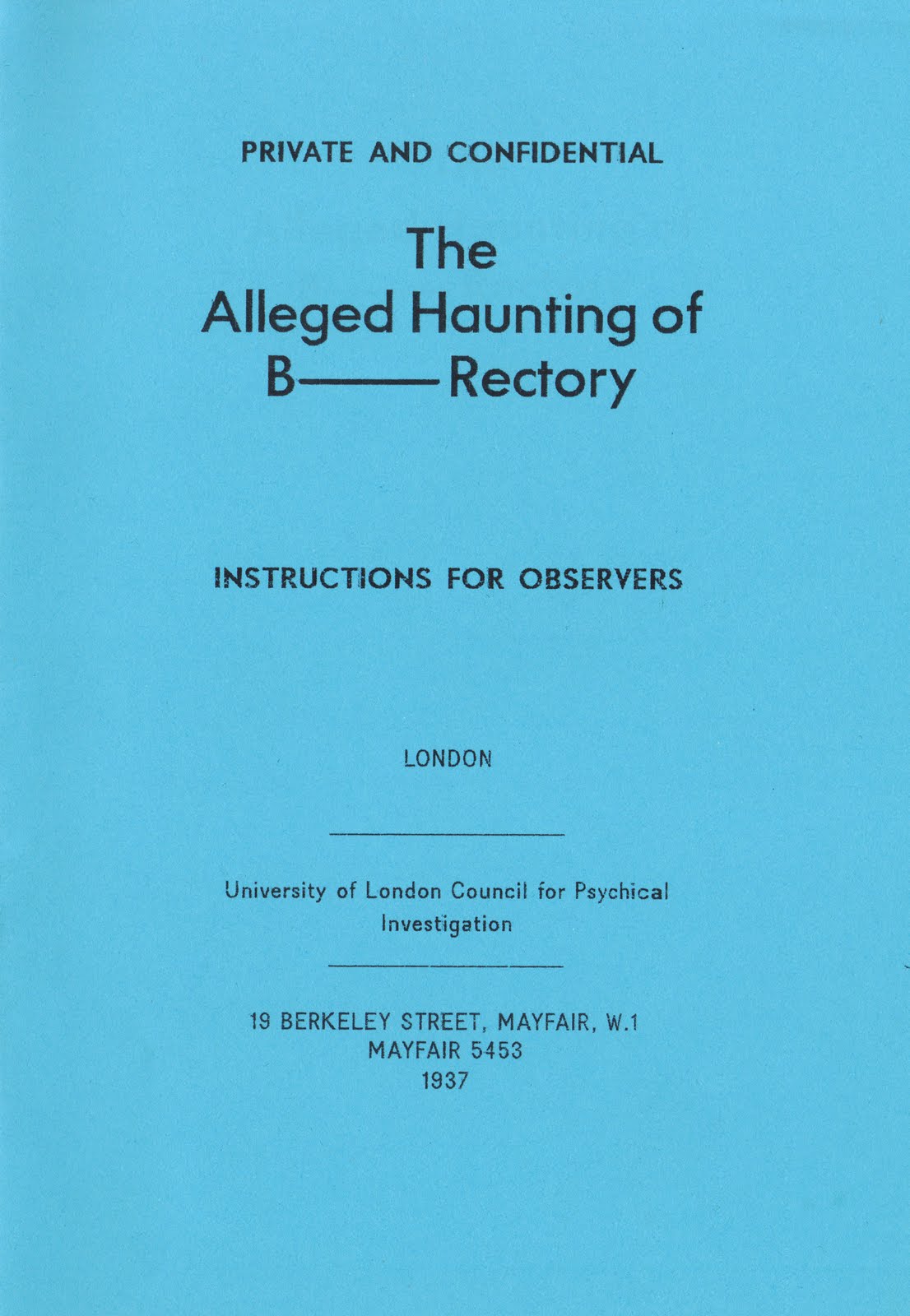 Tom Ruffles: Memories of the Harry Price Library