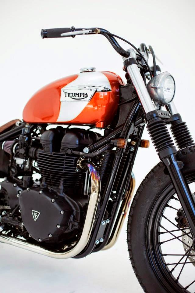 Triumph Thruxton Bobber by Herencia Custom Garage - Lsr Bikes