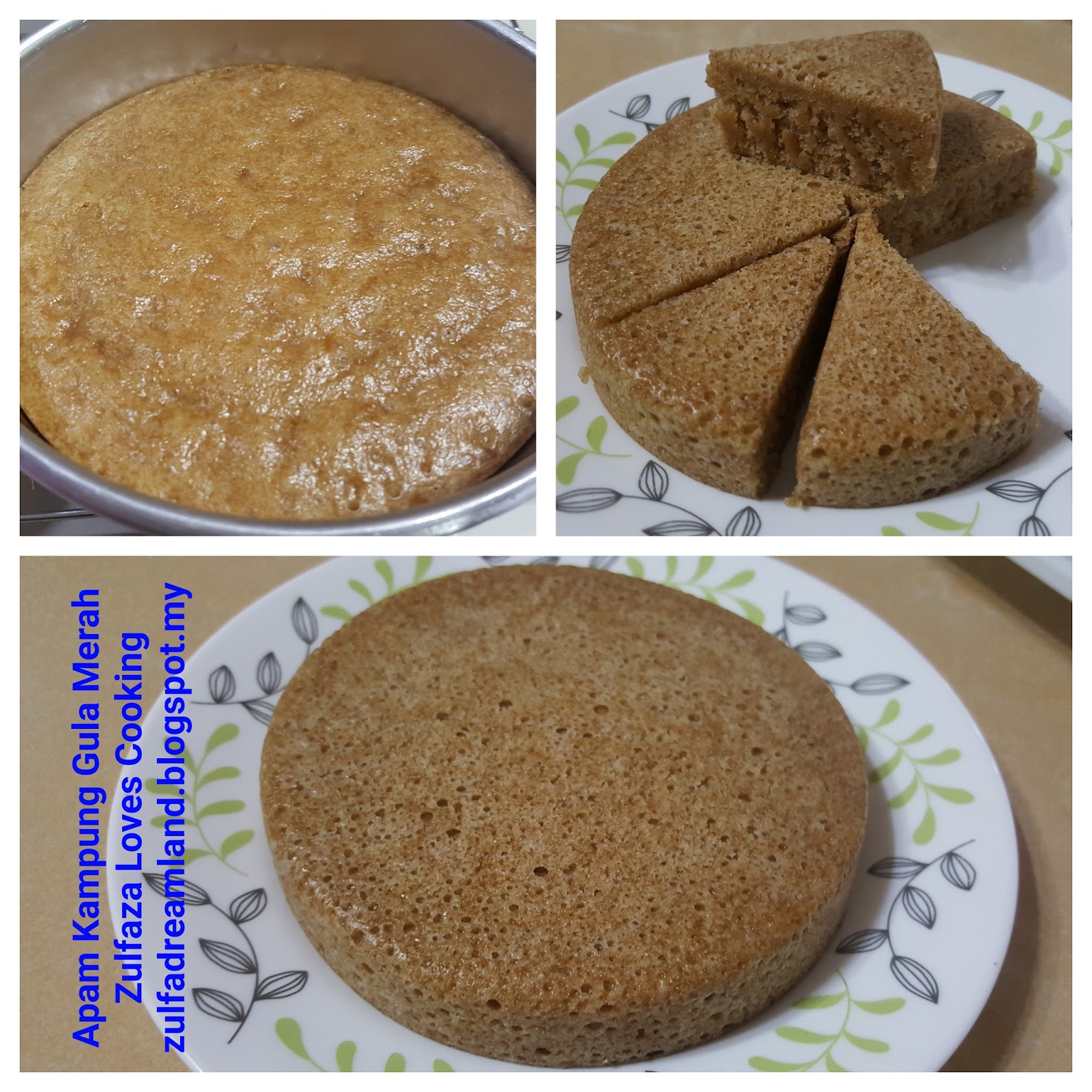 ZULFAZA LOVES COOKING: Apam Kampung Gula Merah