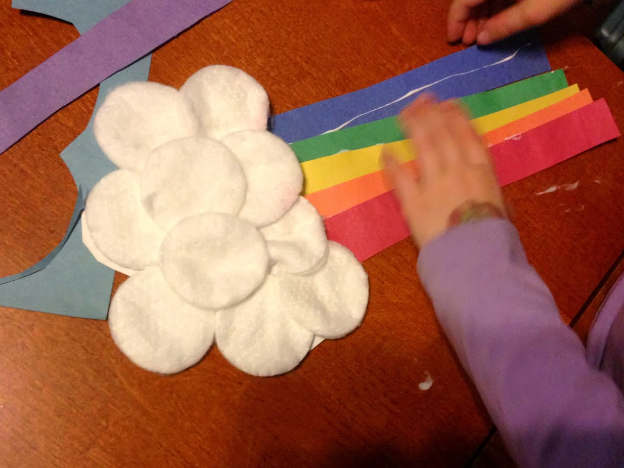 It's a Rowhouse Life: Rainbow Cloud Craft