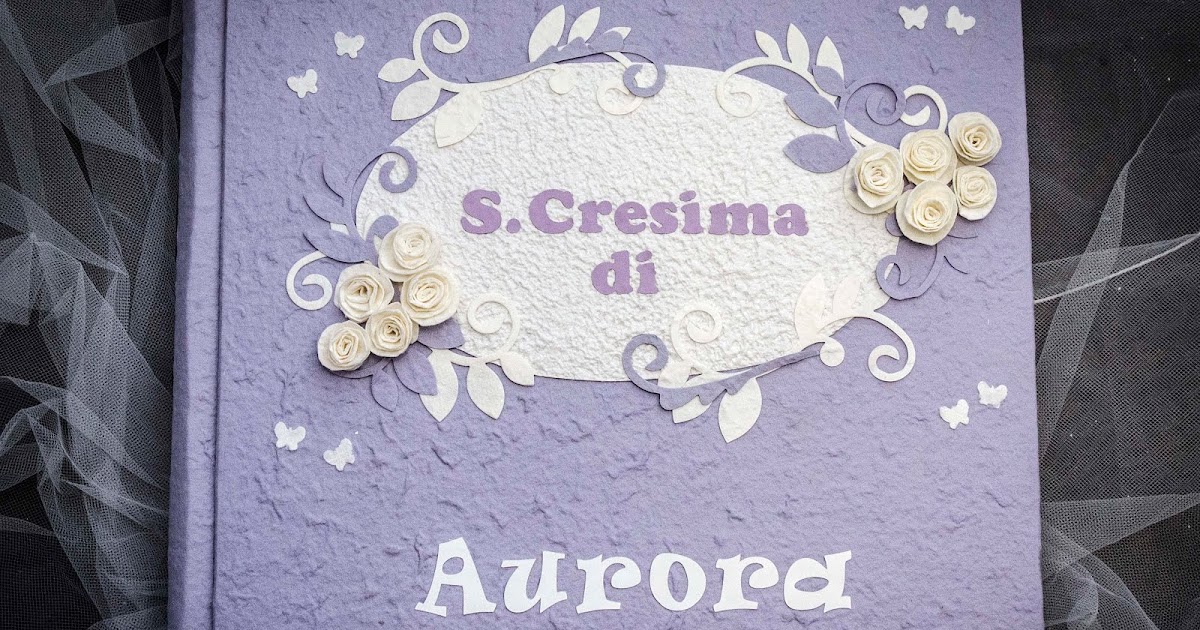 Vendita album fotografici - blog: Album foto Cresima di Aurora