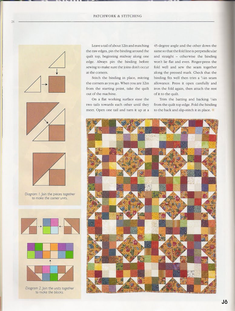 Colchas de retalhos: Riscos para Patchwork e Quilt - Ver e Fazer