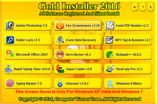 မ်ိဳးကိုနည္းပညာ: Gold Software Installer [Software Pack 2016] Computer ...
