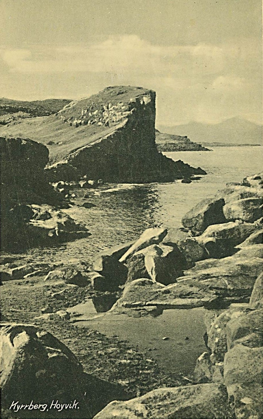 Søguskyn: Kýrberg, postkort (1949)