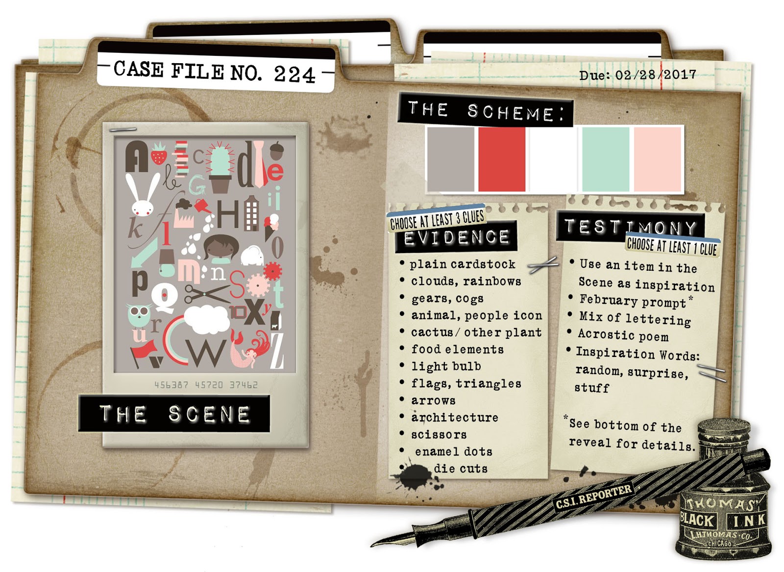 CSI: Color, Stories, Inspiration: Case File No. 224 - Deadline ...