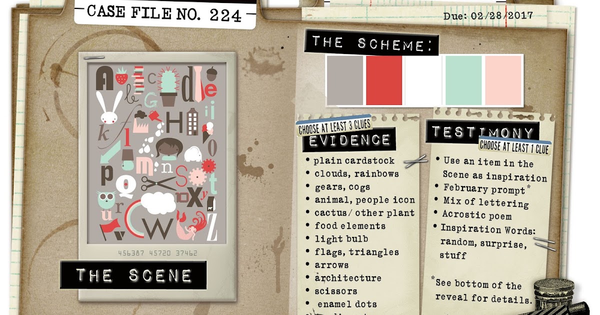 CSI: Color, Stories, Inspiration: Case File No. 224 - Deadline ...