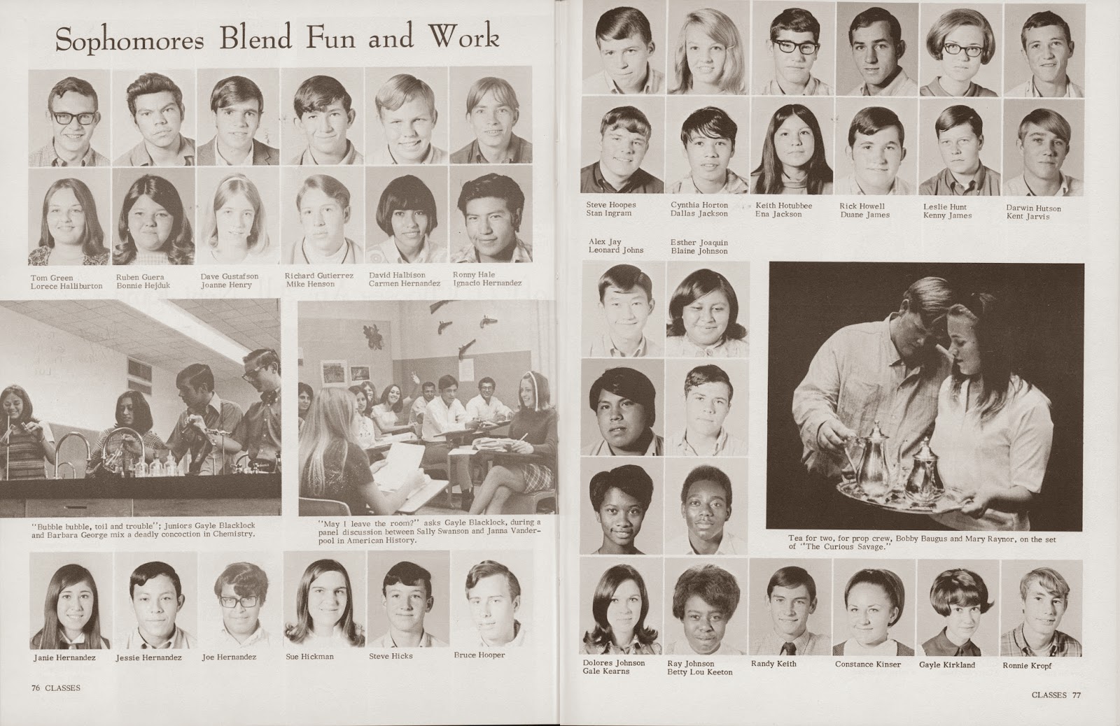 Casa Grande Union High School: Class of 1971 Juniors