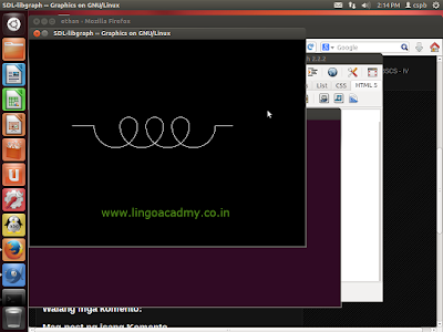 C Program to Draw Resistance using Graphics Function - abc