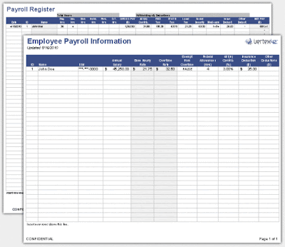 free download programs: Employee Payroll Template