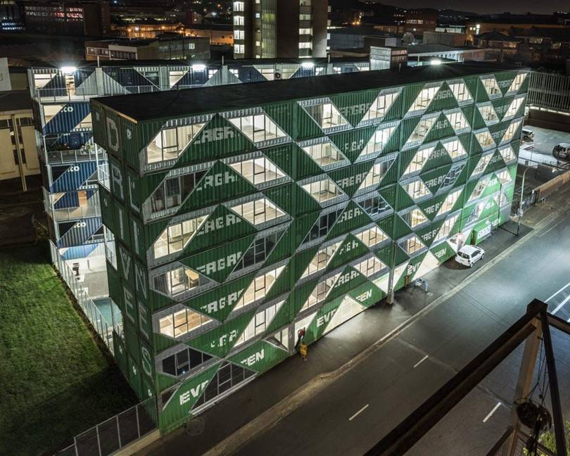 Intermodal Container Building in Johannesburg