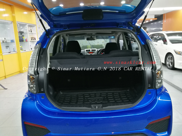 Sewa Kereta Ekonomi Perodua Myvi Icon 1.5 Se (A) - Blue 2016 di Selangor