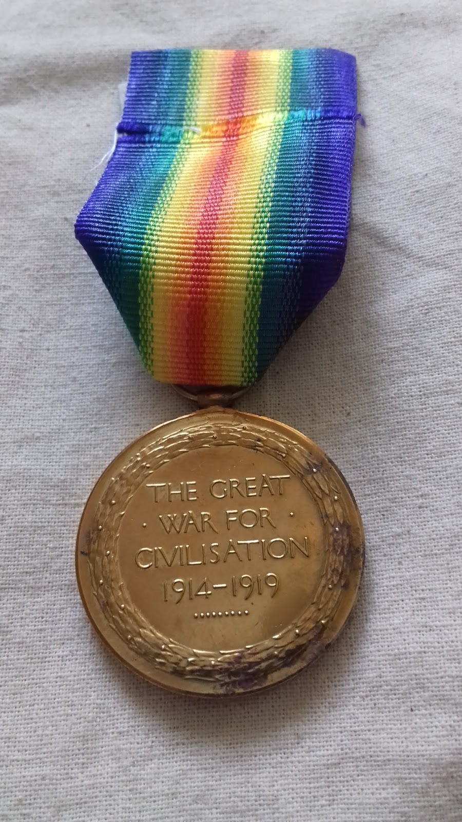 British Victory Medals of the Great War: Green Howards Victory Medal ...