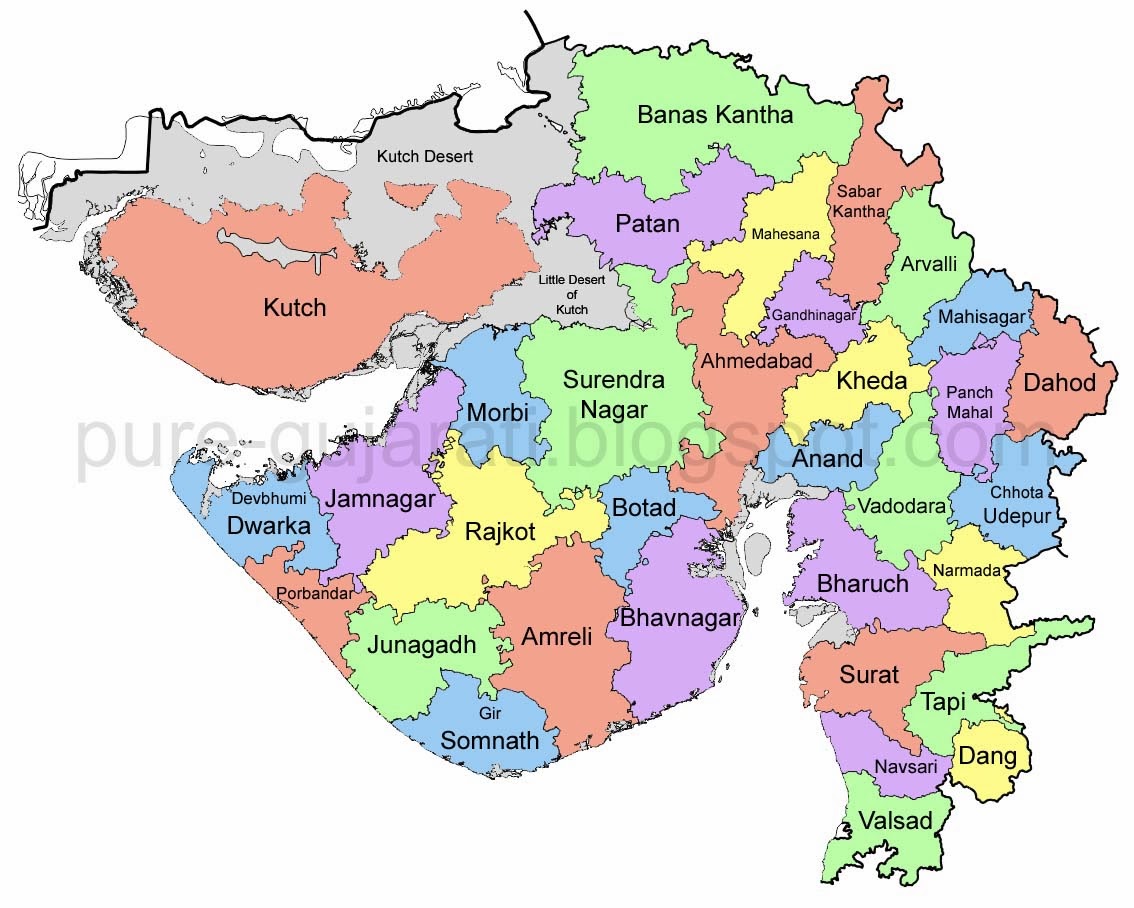 GujjuRock: Gujarat New Map