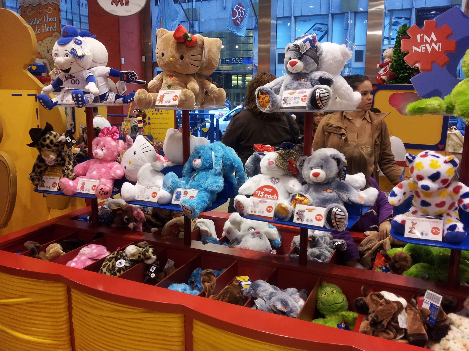 Miki in New York City: Build-A-Bear Workshop