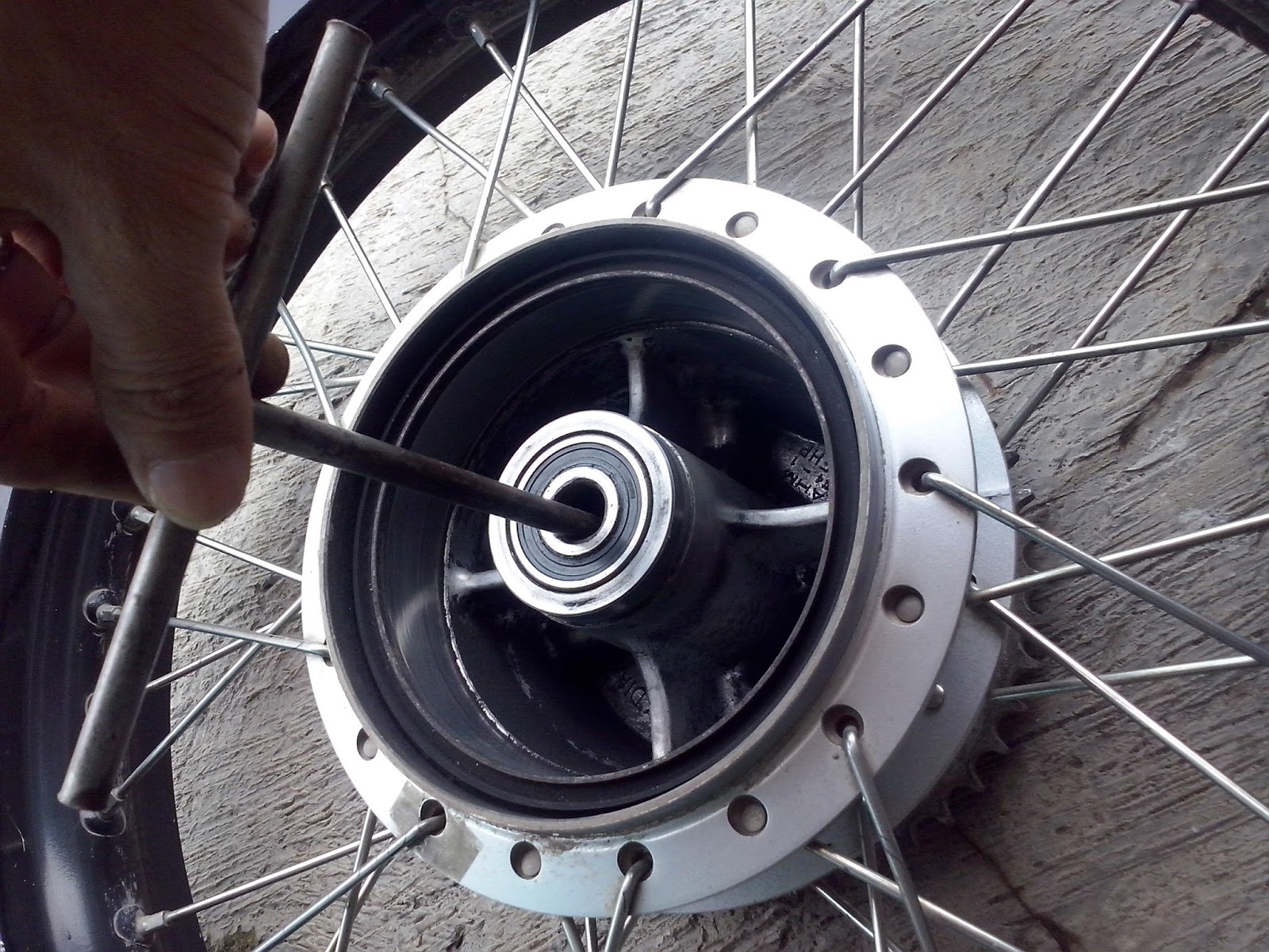 smile: Penggantian Bearing Roda Sepeda Motor