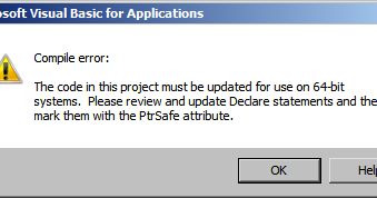 VBA Access Menggunakan Sistem 32-Bit dan 64-Bit - Access Terapan
