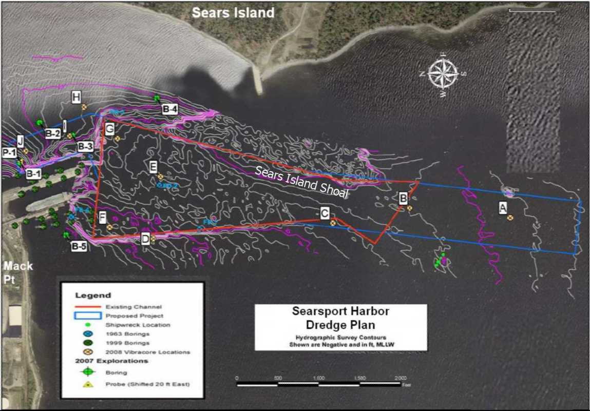 Penobscot Bay Blog: Searsport Harbor Dredging Plan: What's at Issue?