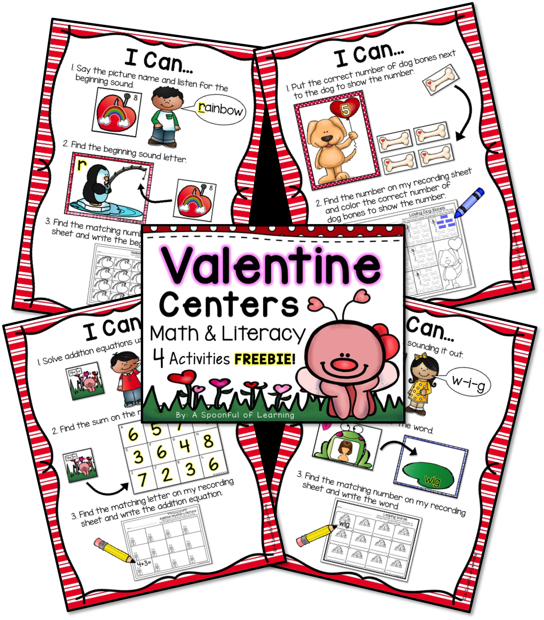 February Centers and FREEBIE!!