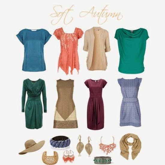 Stagione cromatica Autunno Soft abbigliamento colori