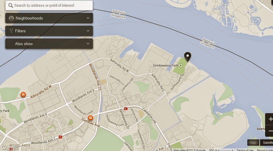 Sembawang Park Singapore Map - Tourist Attractions in Singapore ...