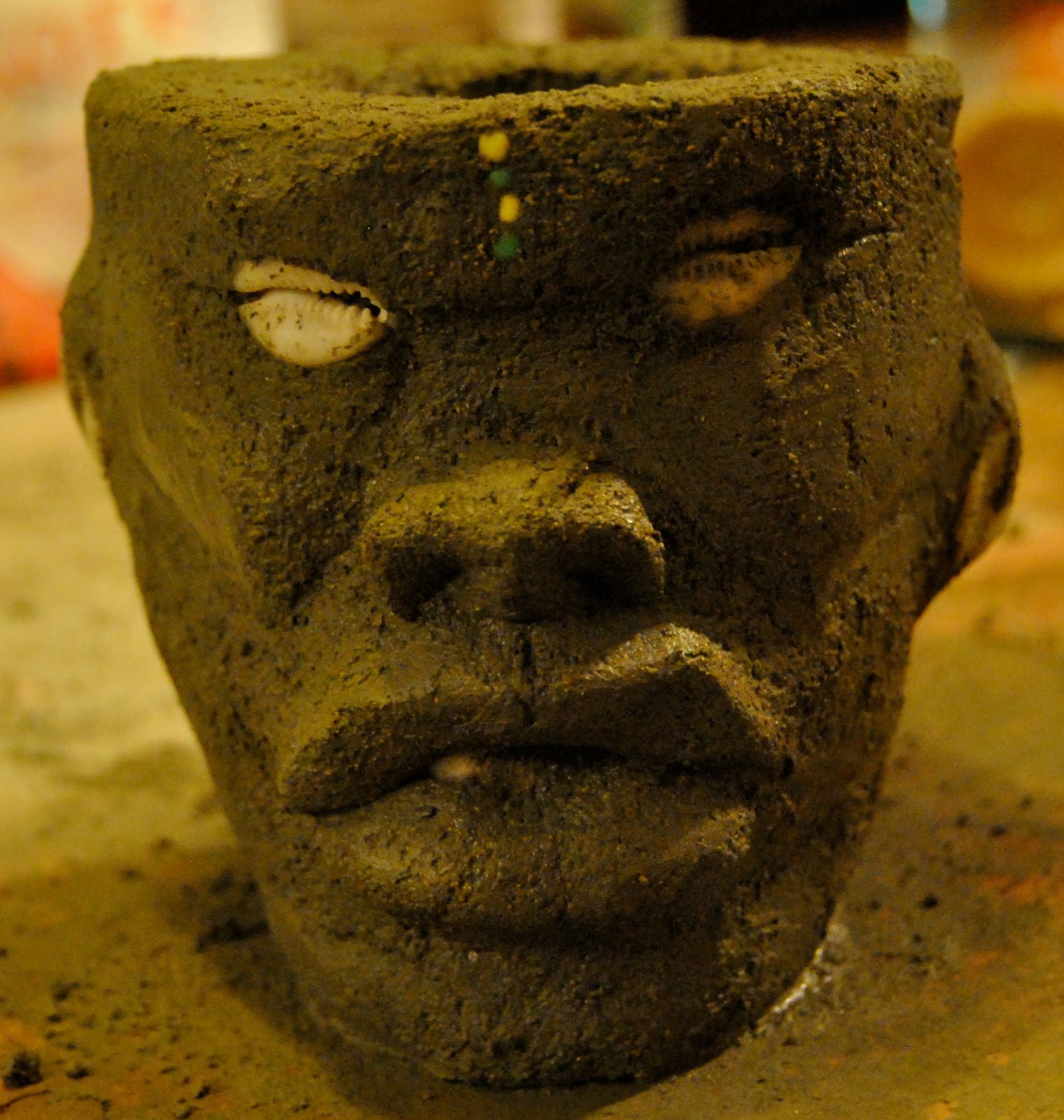 Ọmọ Esú Ọ̀dára: ASÍNDE : Small Legba/Esu Heads 4-5"