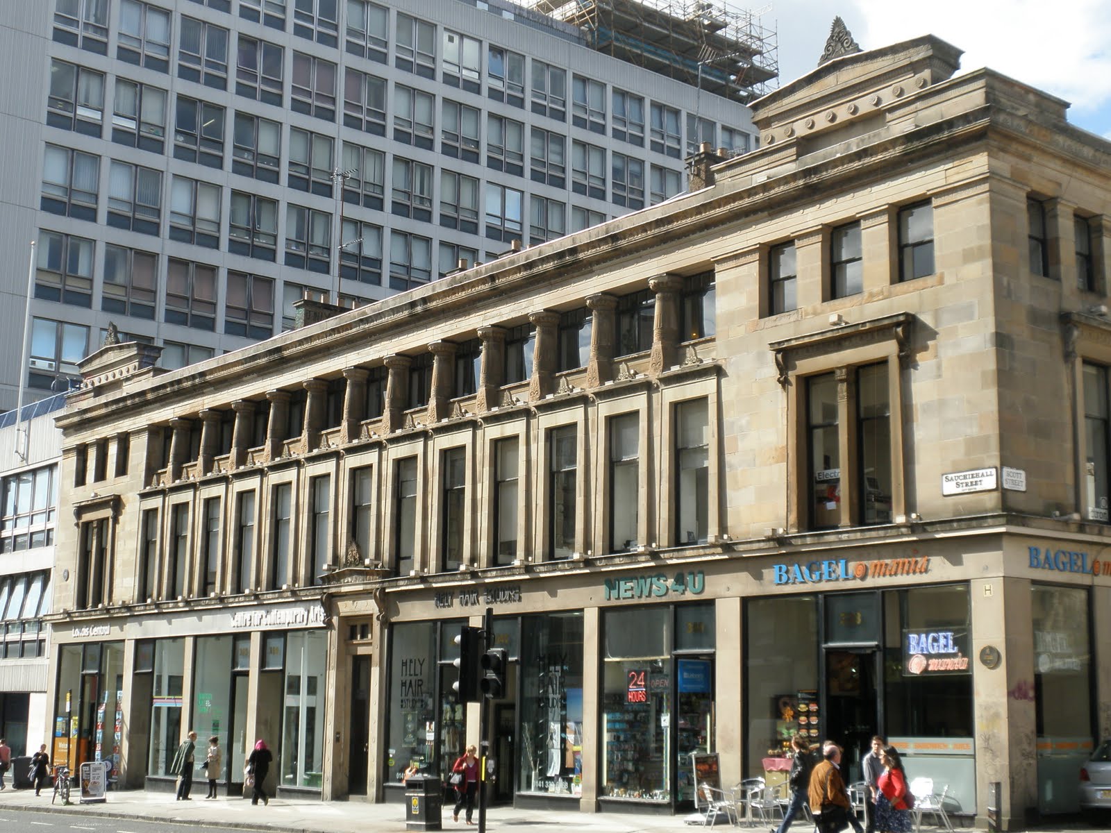 guttae: Alexander "Greek" Thomson: Grecian Chambers, Glasgow (1865)