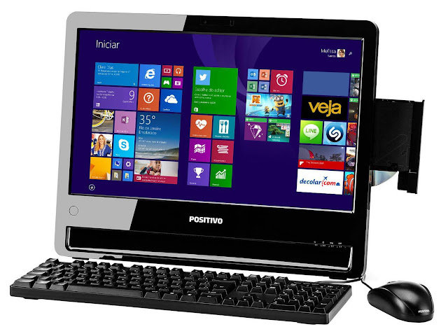 OFERTAS BRASIL: Computador All In One Positivo Union C1260 - Intel ...