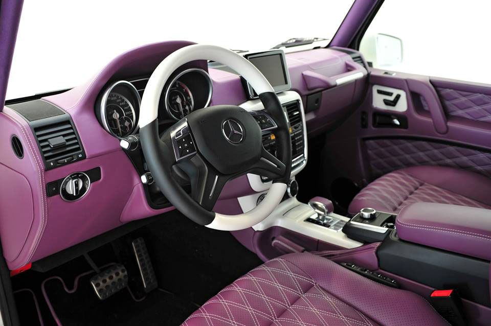 * LOVG * I Love Gelandewagen: BRABUS fine leather / purple