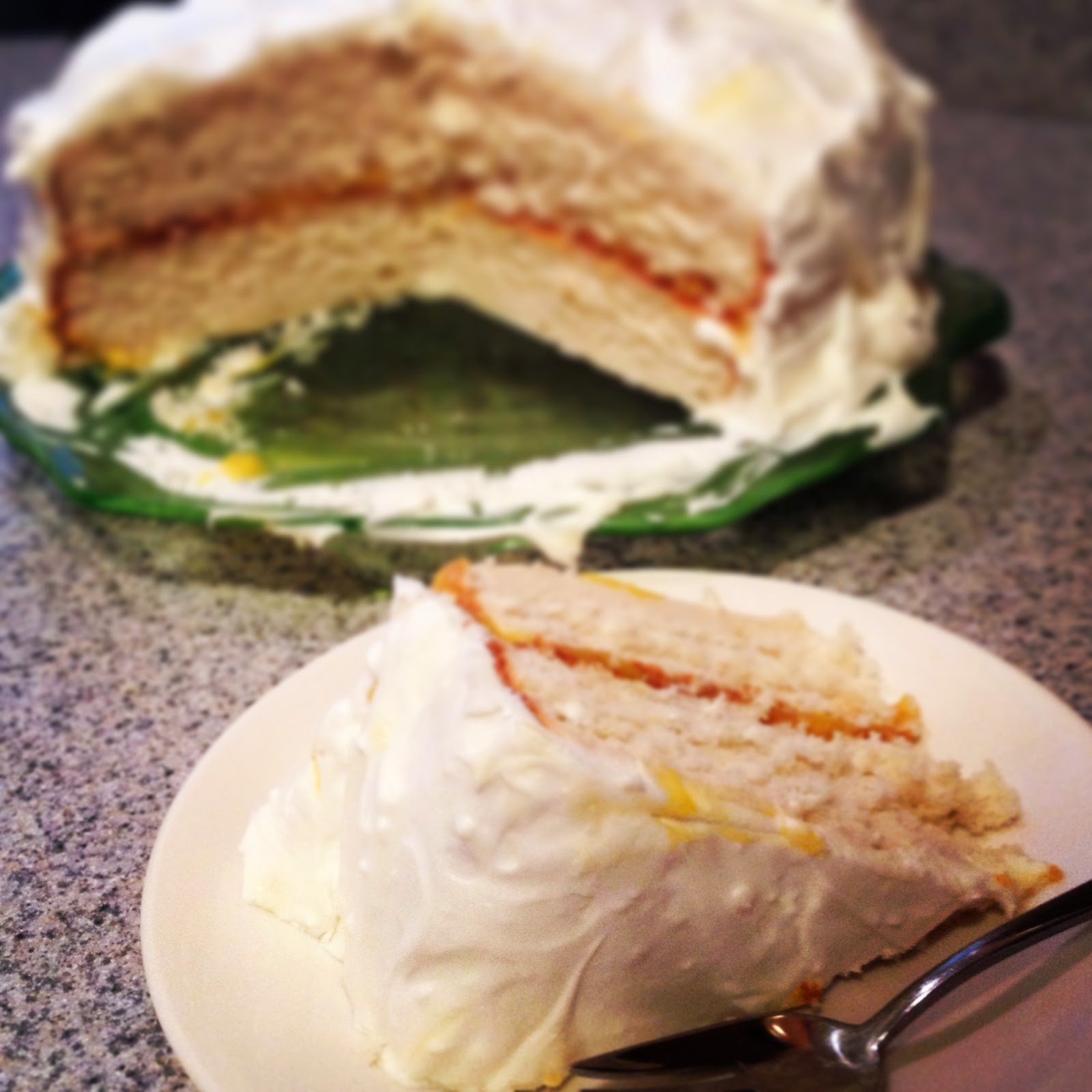 The Country Mink and The City Mink: St. Lucia (the island) Cake