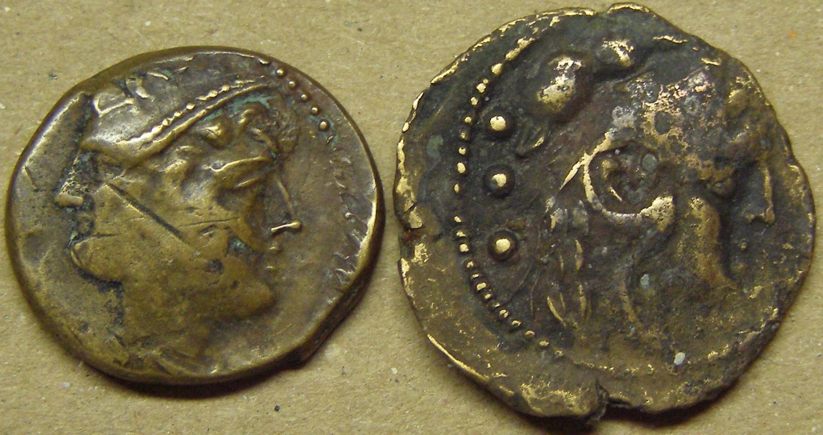 Denarius: Overstrikes, Brockages, Die Clashes and other minting errors ...