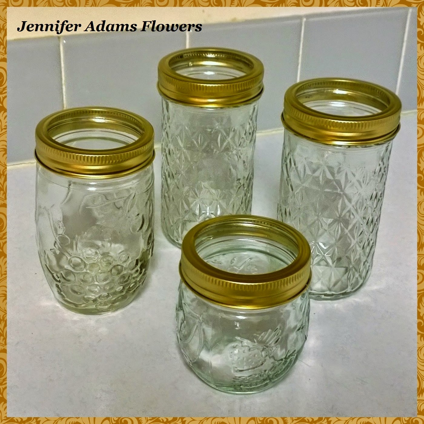 Jennifer Adams Flowers : Canning Jars to Pretty Vases
