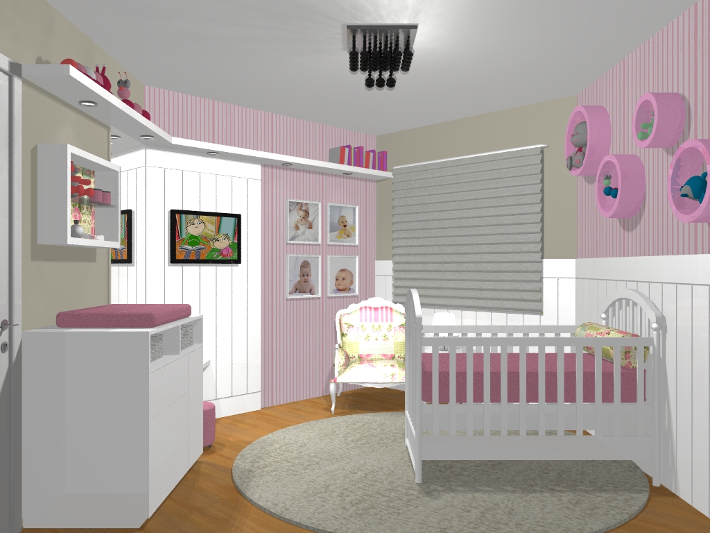 Carol Wolfart Design de Interiores: Dormitório do bebê