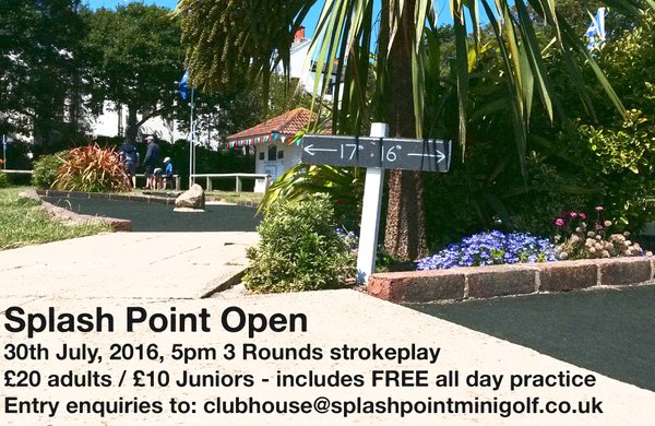 The Ham and Egger Files: Splash Point Mini Golf Open competition in ...