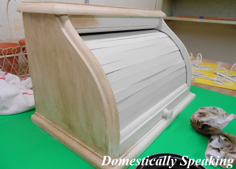 Domestically Vintage: White Bread Box ~ With Annie Sloan Chalk Paint