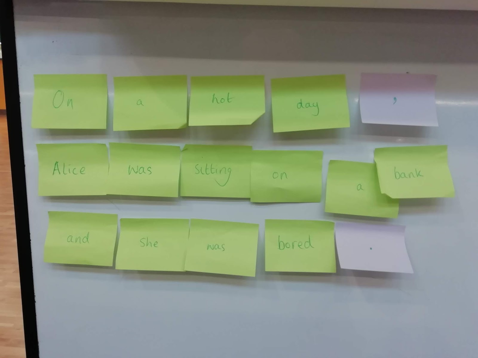 Building Sticky Note Sentences |Aidan Severs - An Education Blog