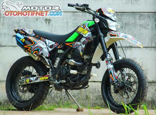 Foto Modifikasi Kawasaki D-Tracker 250 Keren Terbaru
