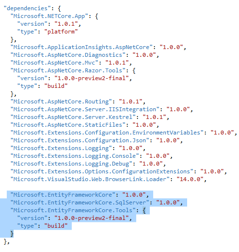 Add database connection string in asp.net core using entity framework ... Add database connection string in asp.net core using entity framework ...