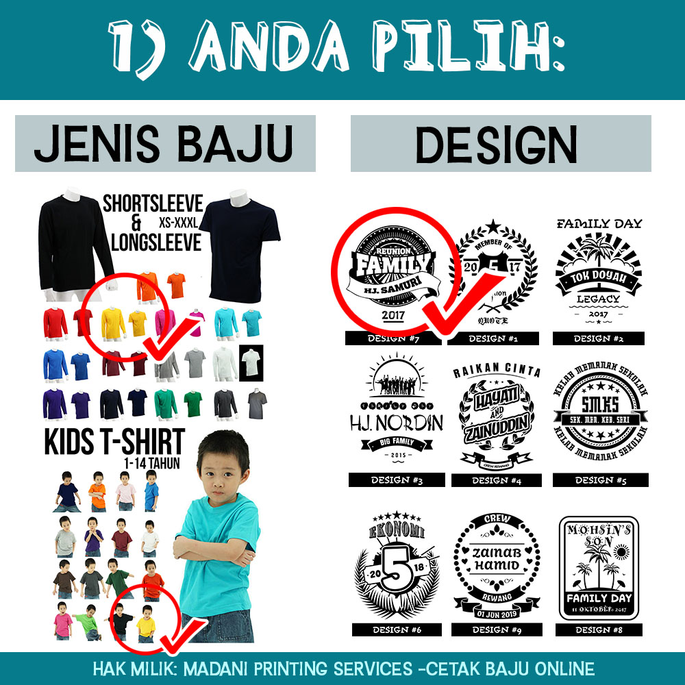 CETAK BAJU ONLINE: CARA ORDER