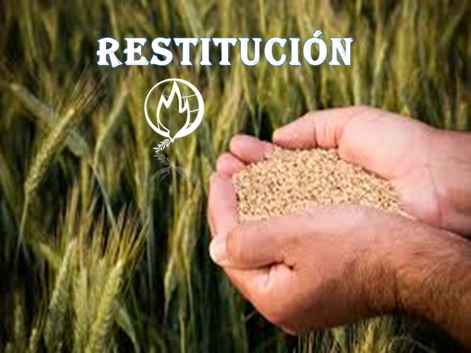 RESTITUCIÓN | C.C. Hay Paz con Dios