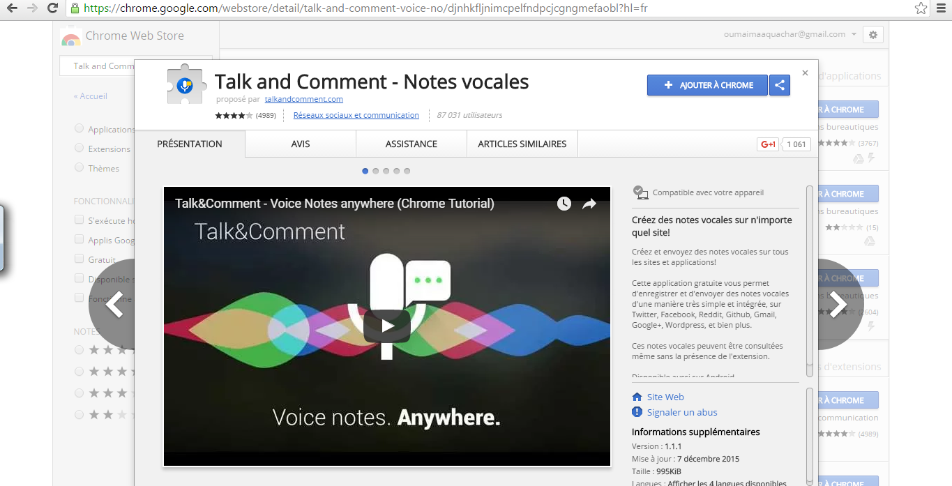 Talk and comment -notes vocales apps - technology