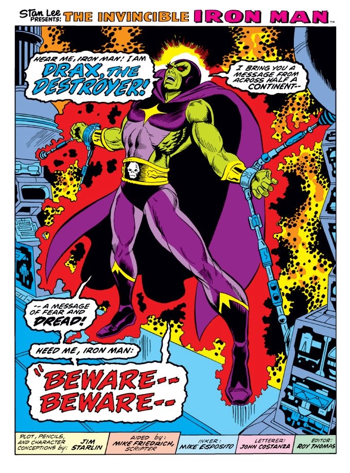 Origen Drax El Destructor