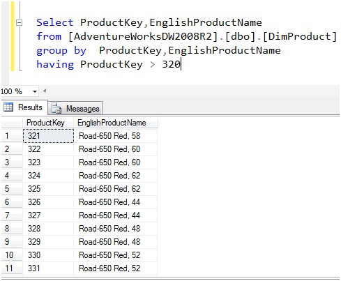 Microsoft Business Intelligence: Difference between having and where ...