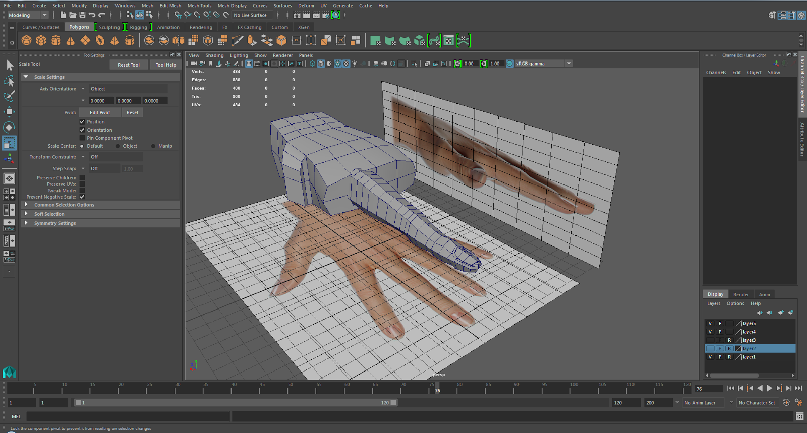 Michael Kirby CGA Blog: Maya Hand Project