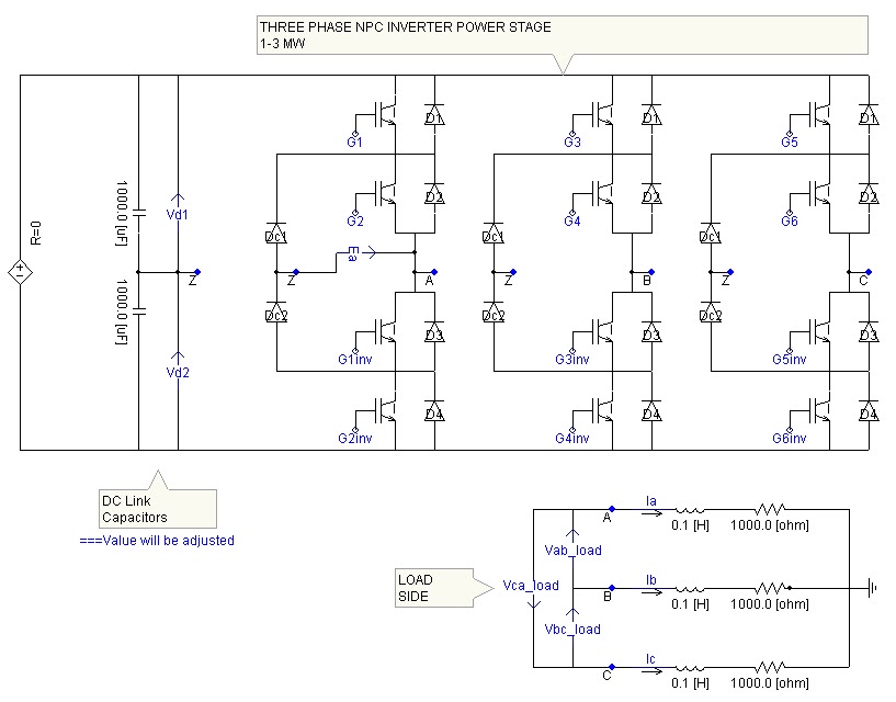 Pq Digital Power Space Vector Modulation In 3 Level Voltage Sourced Neutral Point Clamped