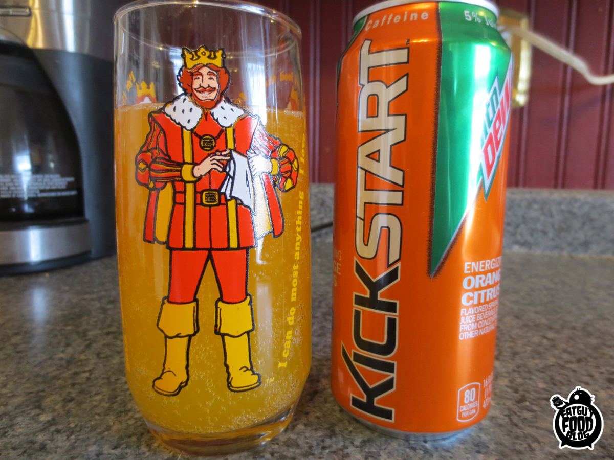 FATGUYFOODBLOG: Mountain Dew KICK START Energy Drinks