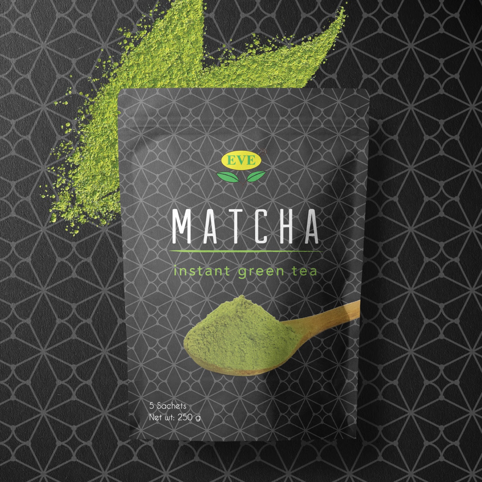 Eve matcha green tea on Packaging of the World - Creative Package ...