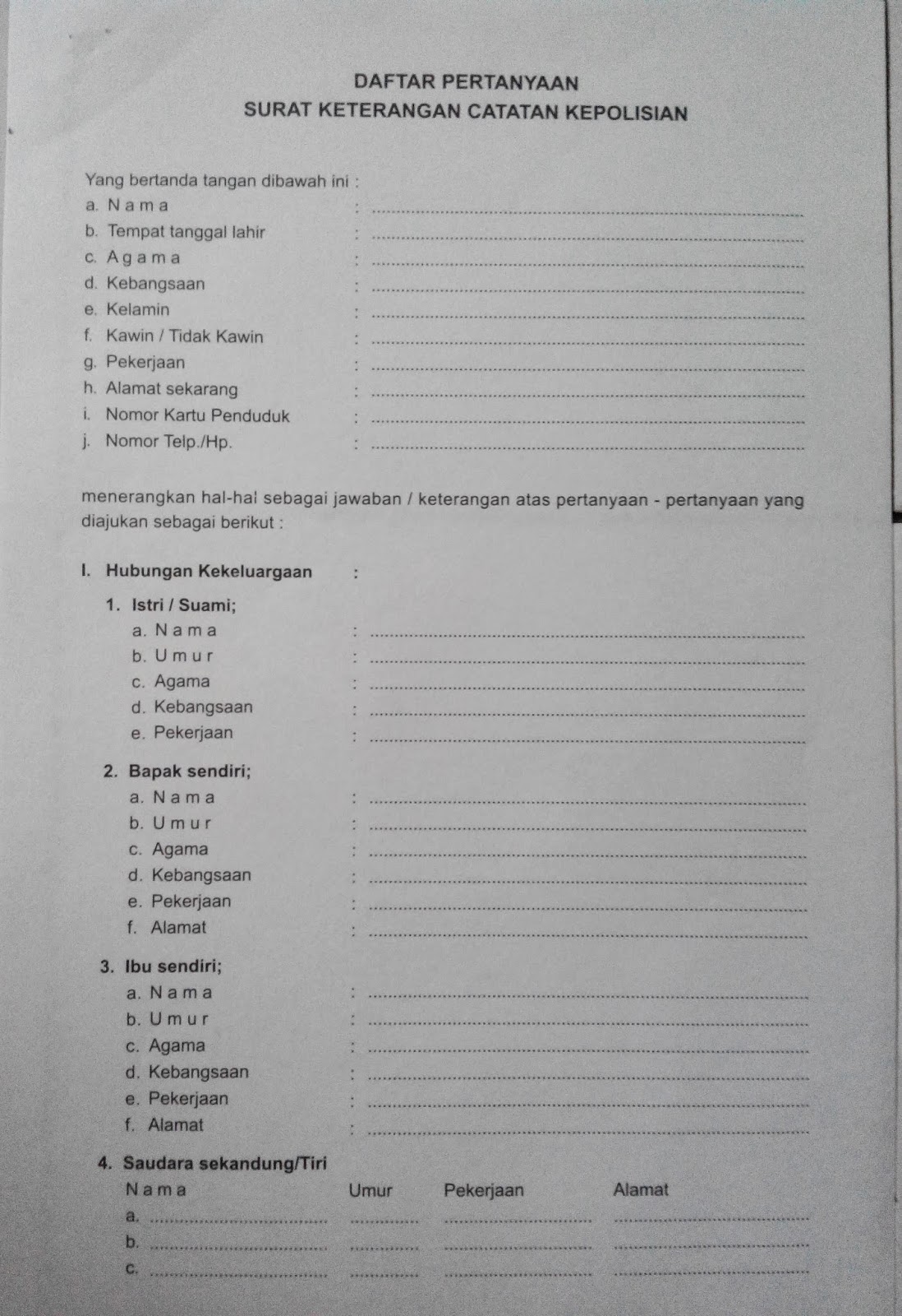 sasyapasha: Cara Membuat SKCK (baru dan perpanjangan) wilayah Surabaya
