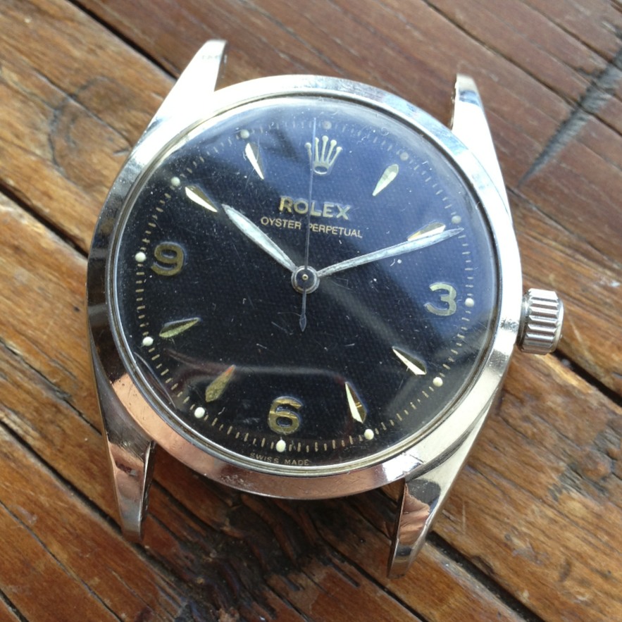 VINTAGE ROLEX WATCHES: VERY RARE ROLEX EXPLORER REF.6298, CIRCA 1953